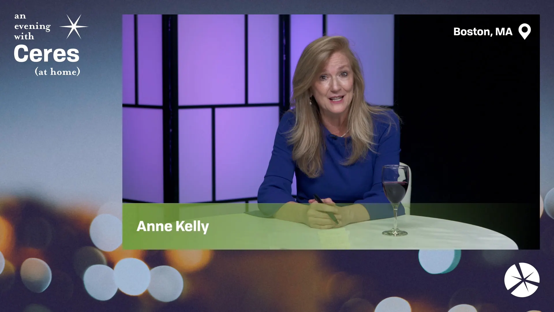 An Evening with Ceres (at home) - Boston Video Production and Media ...